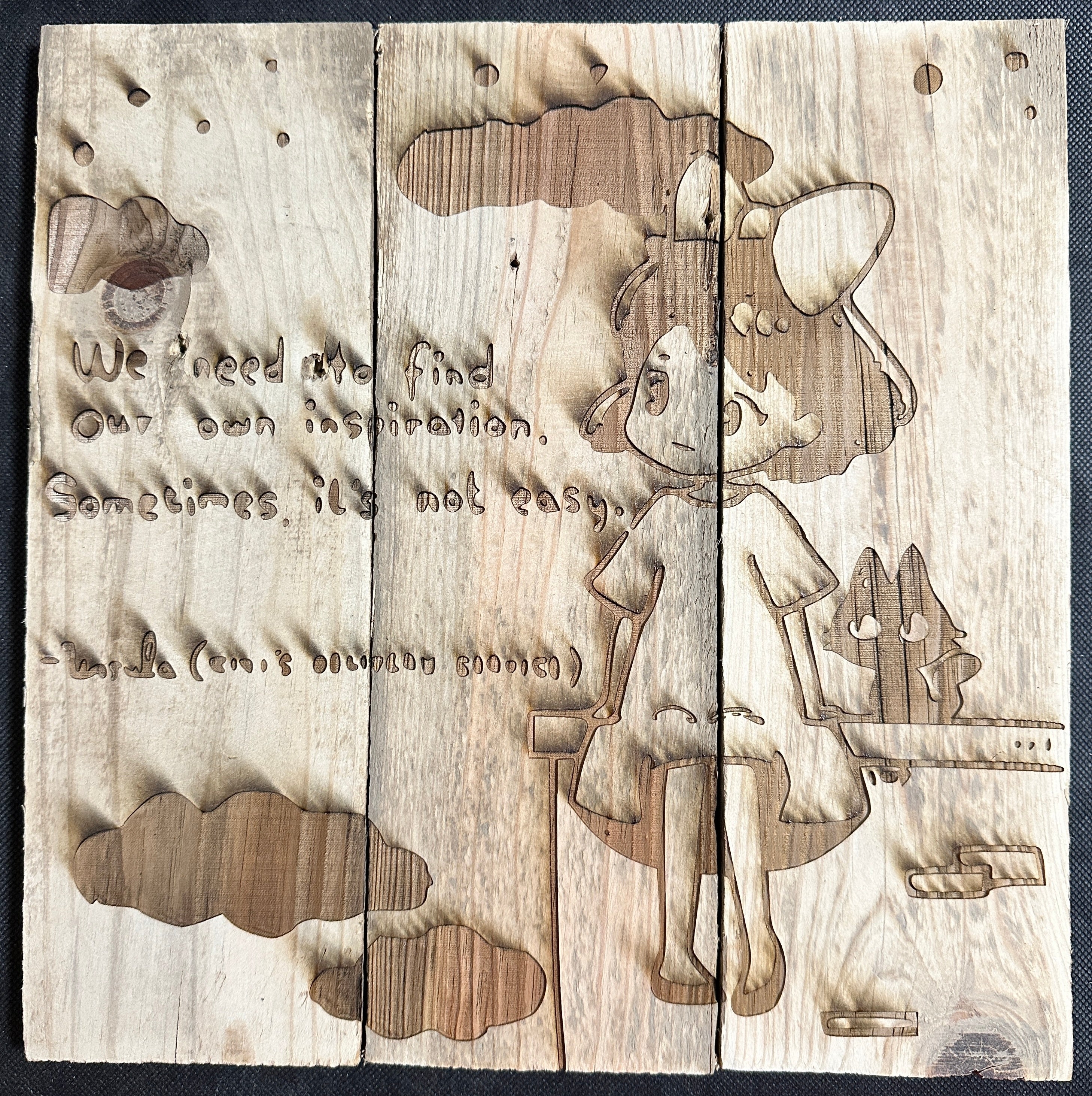Kiki's Delivery Service Inspiration Plaque – Argent Engraving